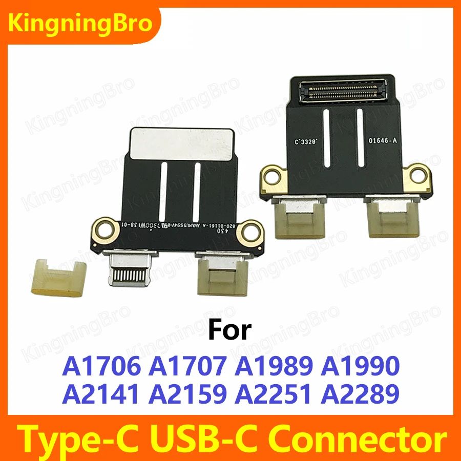 새로운 원래 전원 DC 잭 USB C 커넥터 맥북 프로 A1706 A1707 A1990 A2141 A2251 A2289 ...