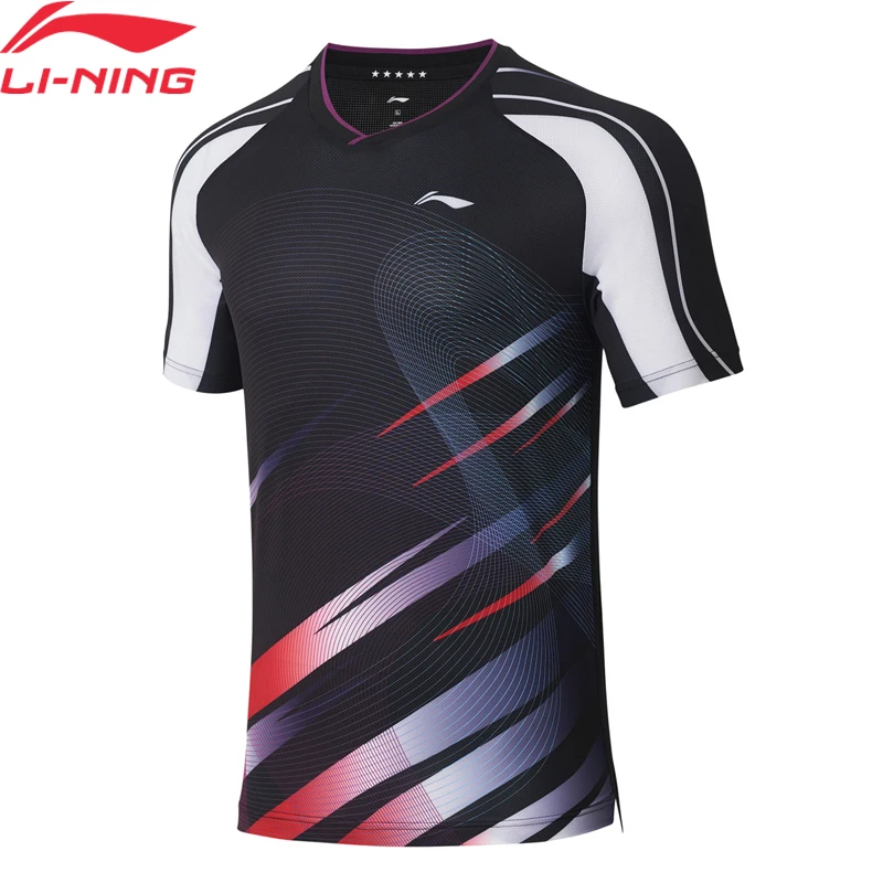 Li-Ning-Men-PingPong-Jersey-AT-DRY-Breathable-T-Shirt-86-6-Polyester-13 ...