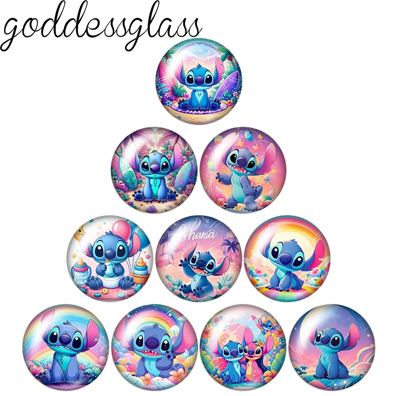 Disney-Cute-Stitch-cartoon-12mm-18mm-20mm-25mm-Round-photo-glass ...