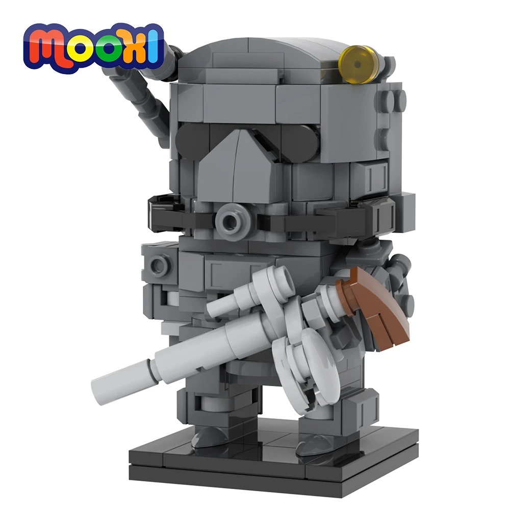 MOOXI-Game-Series-205Pcs-MOC-Bricks-Radiation-Figures-T-45-Powered ...