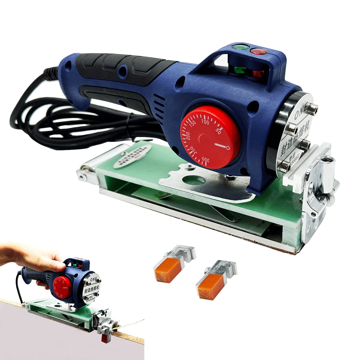 220V Woodworking Portable Edge Banding Machine Adjustable Temperature ...