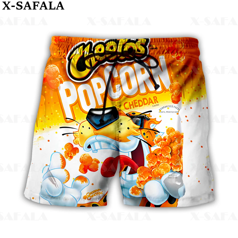 Hot Cheetos Food Puffs Cheese Cartoon Swimming Shorts Summer Beach ...