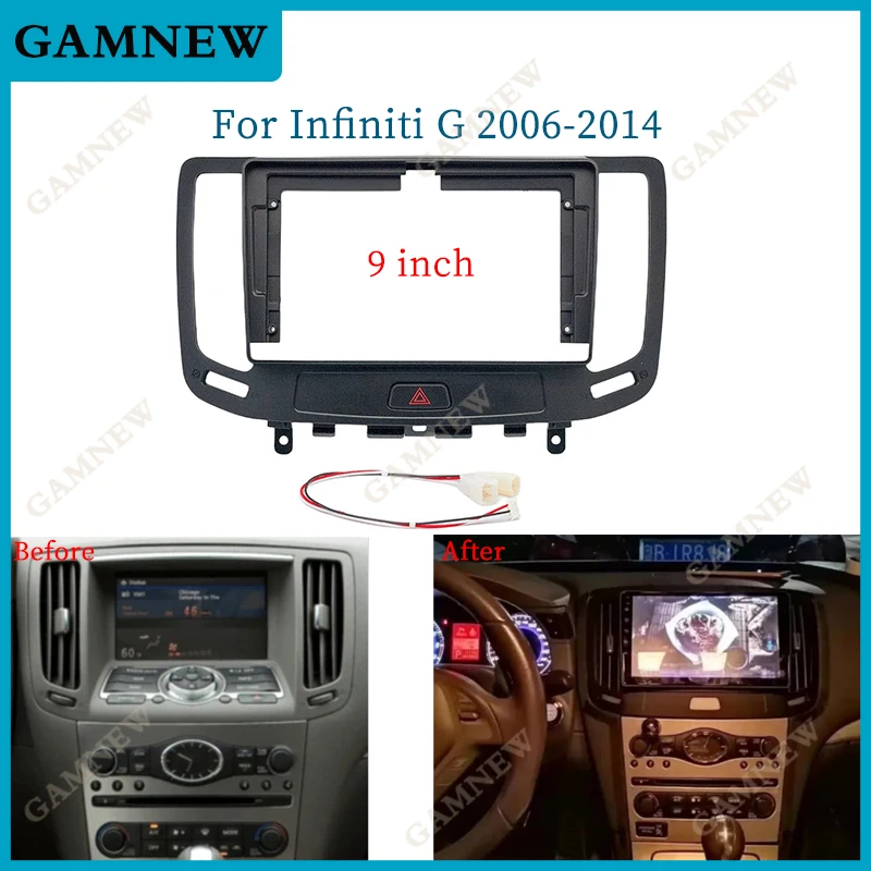 9-Inch-Car-Frame-Fascia-Adapter-Android-Radio-Dash-Fitting-Panel-Kit ...