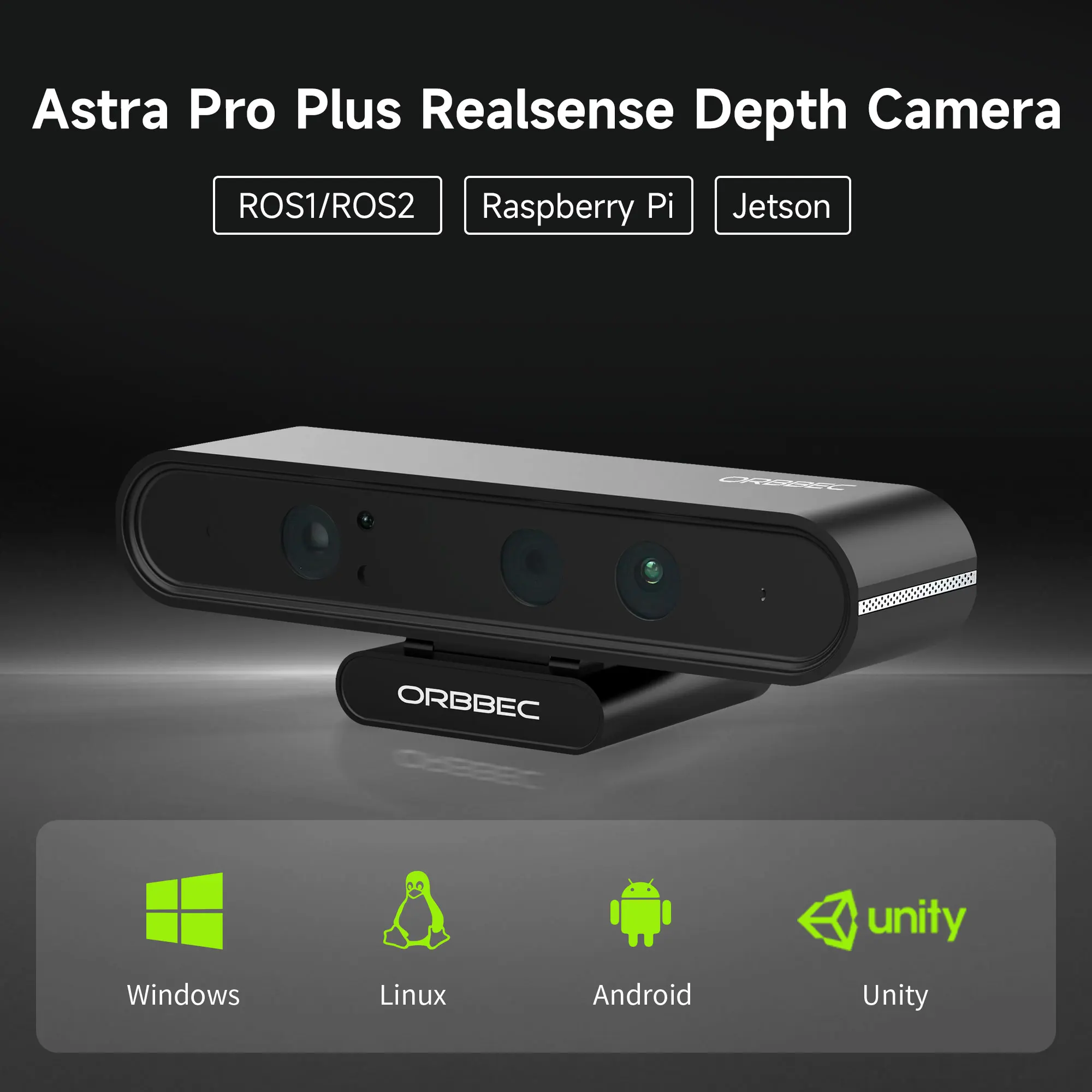 Astra Pro Plus 리얼센스 깊이 카메라 3D 스캐너, RGBD 비주얼 매핑 내비게이션, ROS ROS2 로보틱스 젯슨 ...
