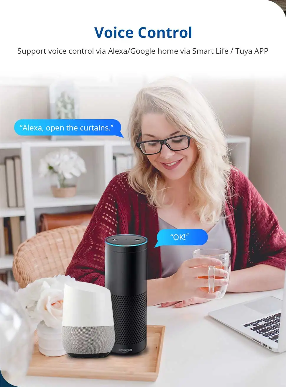 Zemismart Tuya Zigbee Smart Electric Roller Shade Motor Rechargeable ...