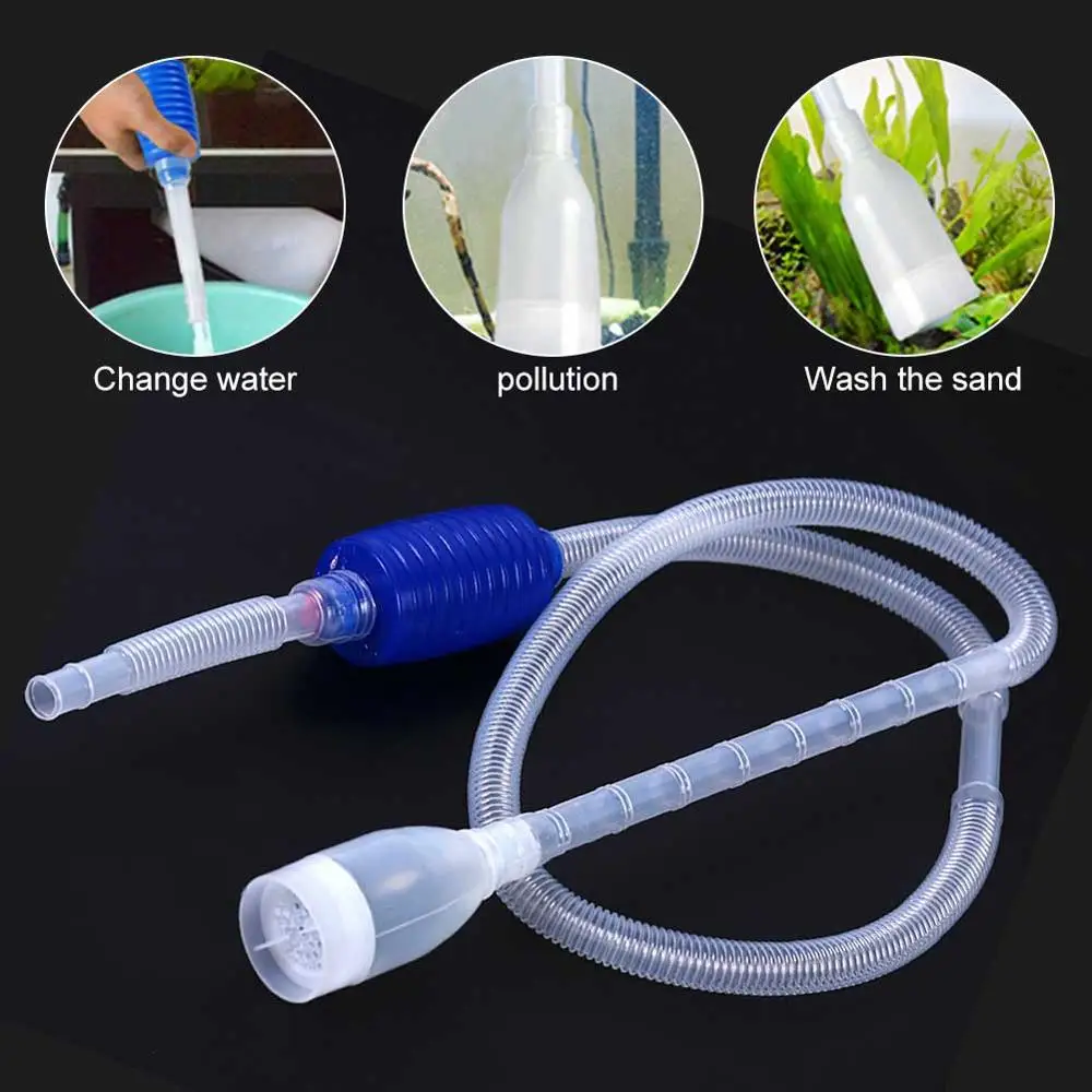 Aquarium-Siphon-Fish-Tank-Syphon-Vacuum-Cleaner-Pump-Semi-automatic ...