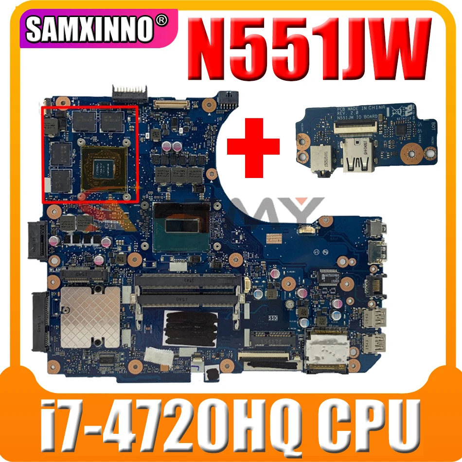 N551J-Motherboard-I5-I7-4th-Gen-GTX850-GTX860-GTX950-GTX960-for-ASUS ...