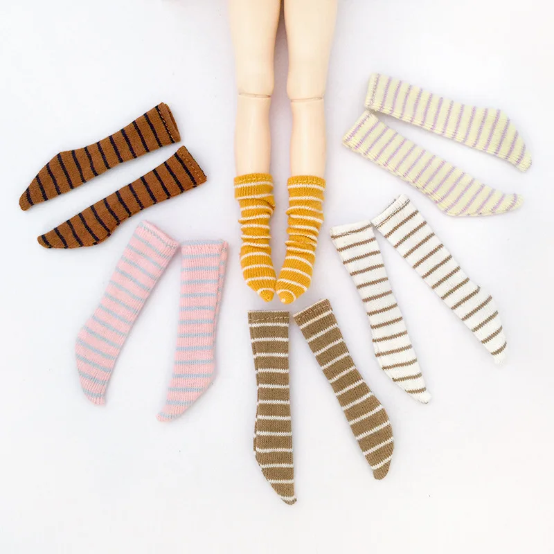 New Blyth Doll Fashion Striped Socks Multiple Colors for Ymy Licca ...