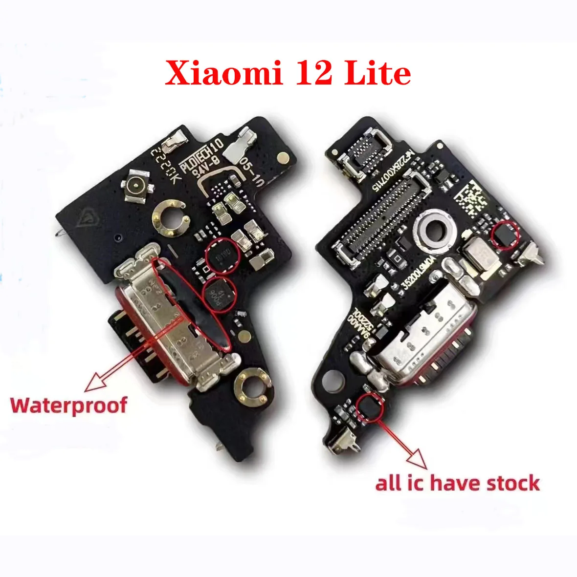 For-Xiaomi-12-Lite-Original-USB-Charger-Charging-Port-Ribbon-Flex-Cable ...