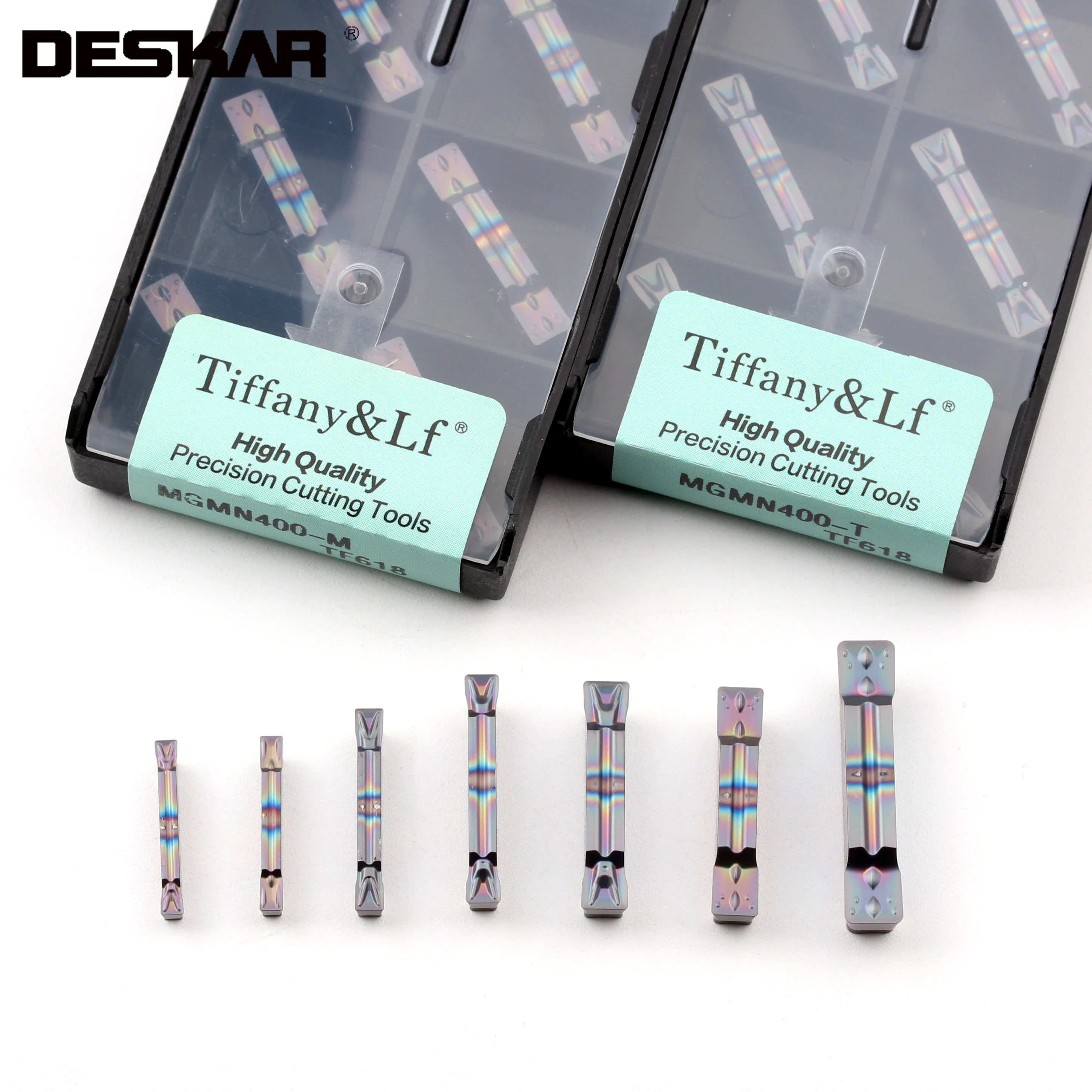 10PCS DESKAR MGMN200 G 200 T 250 T 300 T 400 T 400 M 500 M TF618 CNC Lathe Hardened Steel ...