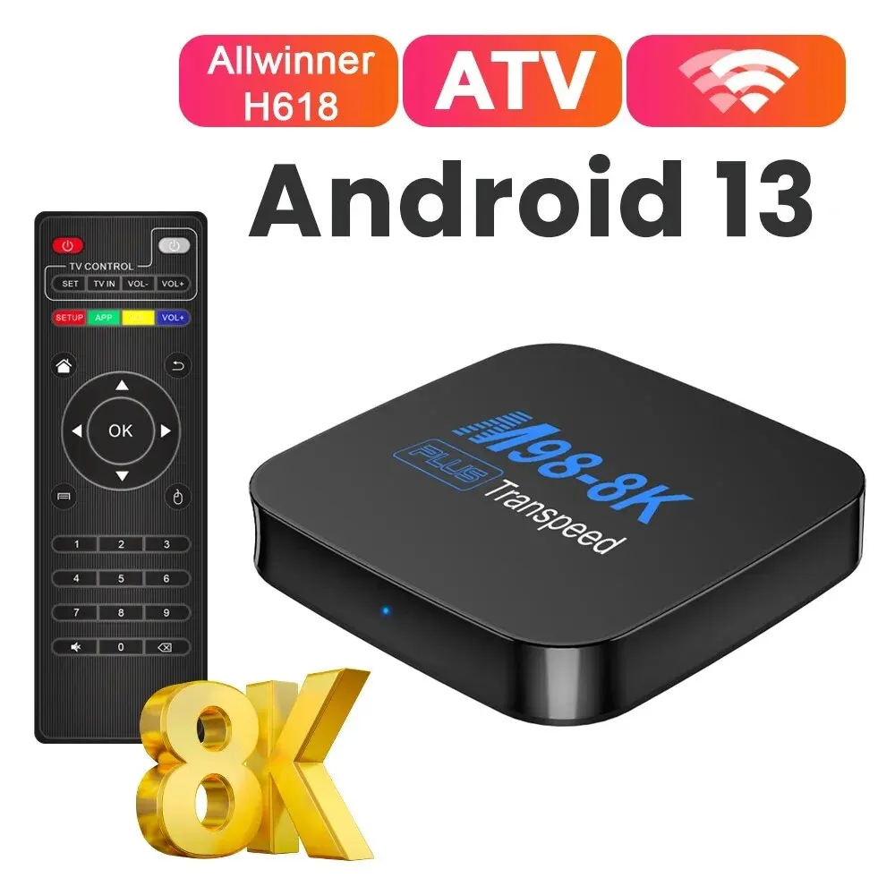 Transpeed-ATV-Android-13-TV-Box-Allwinner-H618-With-TV-Apps-BT5-0-Dual ...