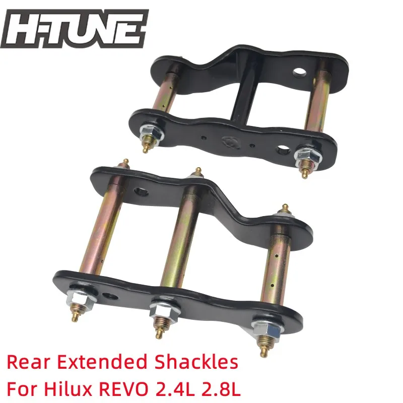 2" Rear Suspension Spring Extended Greasable Shackles Lift Kits For ...