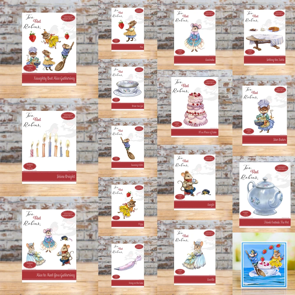 Mice-Gathering-slimline-dies-Set-Scrapbook-Diary-Decoration-Stencil ...