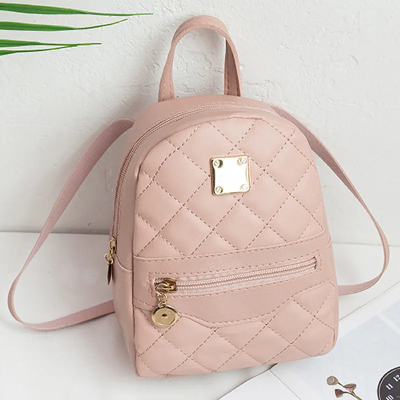 New Fashion Women's Mini Backpack Luxury Pu Leather Kawaii Backpack ...