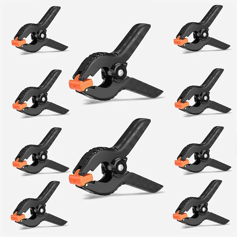 Heavy-Duty-Spring-Clamps-2-6-Inches-Carpentry-Tools-Plastic-Nylon-Jig ...