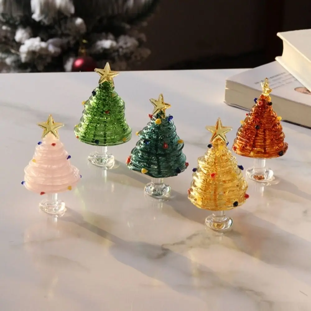 Home-Decor-Crystal-Christmas-Tree-Handmade-Brushed-Glass-Christmas-Tree ...