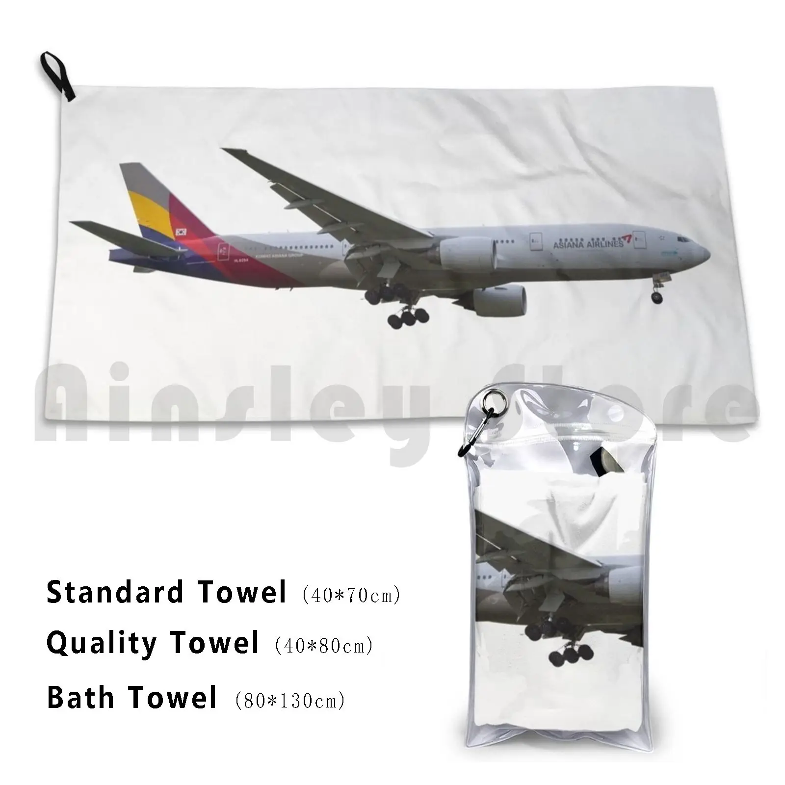 Asiana-Boeing-777-Bath-Towel-Beach-Cushion-Asiana-Asiana-Asiana-Boeing ...