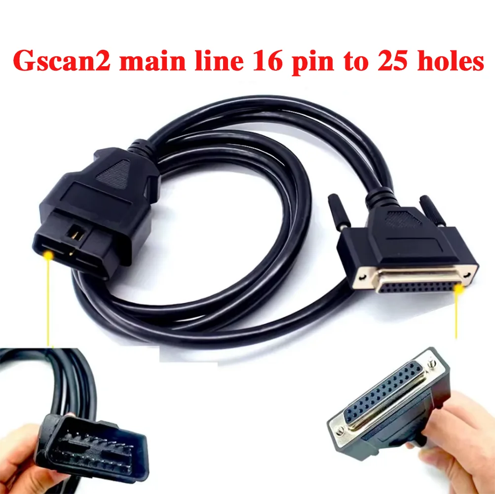 OBD2 Gscan2 Main Line 16PIN to 25PIN Diagnostic Tools Connects To Gscan ...
