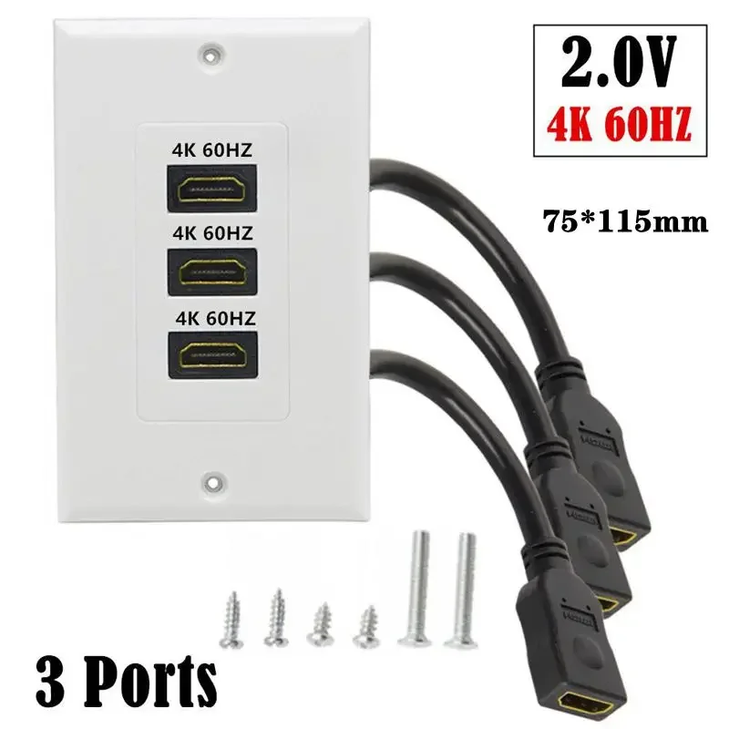 3-Port-4K2-0-Version-60Hz-HDMI-Compatible-High-Definition-Panel-Wall ...