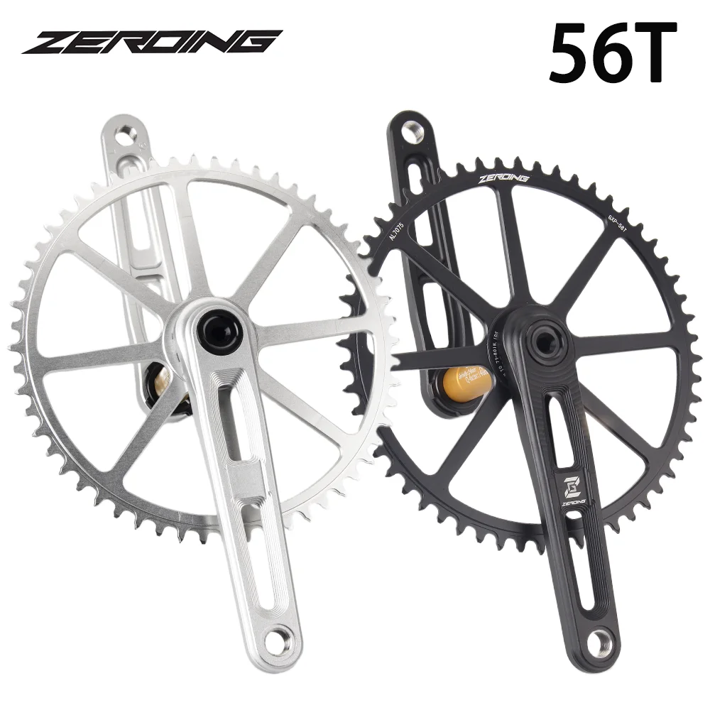 EVOSID Ultralight Folding Bicycle Crank Crankset GXP 56T Hollow Tech ...