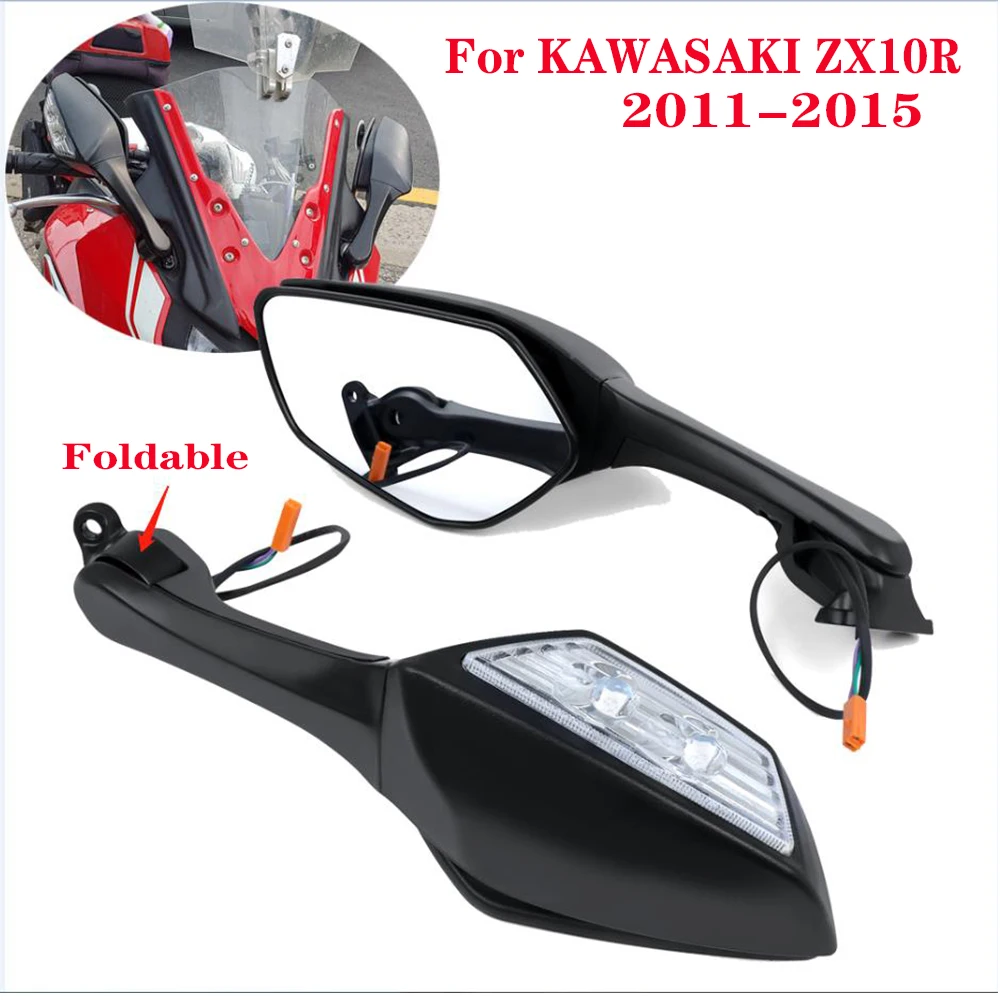 For-KAWASAKI-Ninja-ZX10R-ZX-10R-ZX-10R-2011-2015-Motorcycle-Foldable ...
