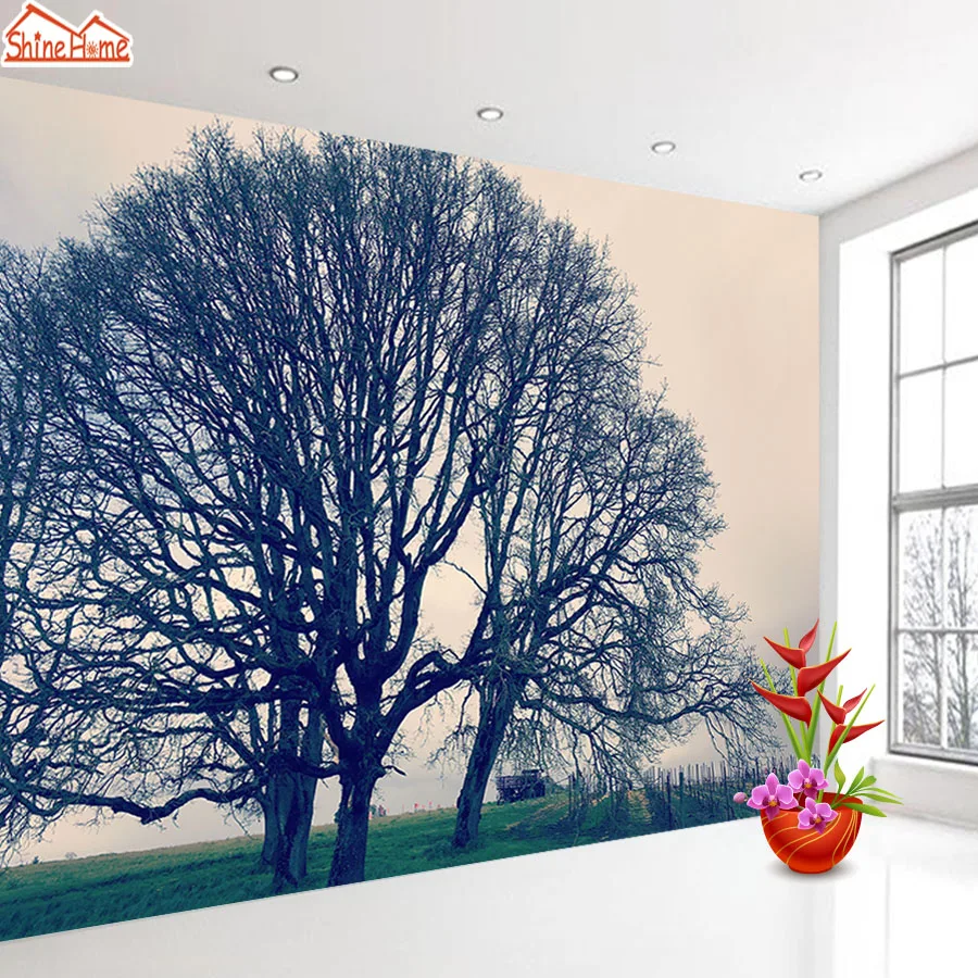 Paisagem 3d wallpapers para mural rolls paredes sala de estar moderna ...