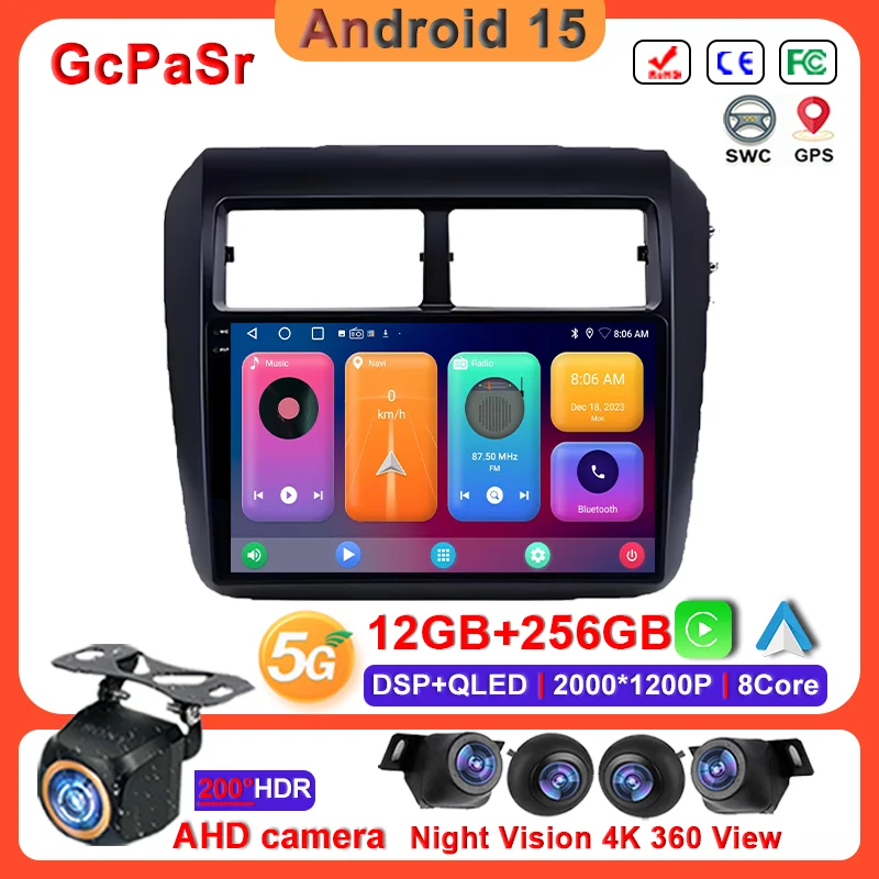9 inch Android 15 Carplay Auto Car Radio For TOYOTA Agya Wigo 2013-2018 ...