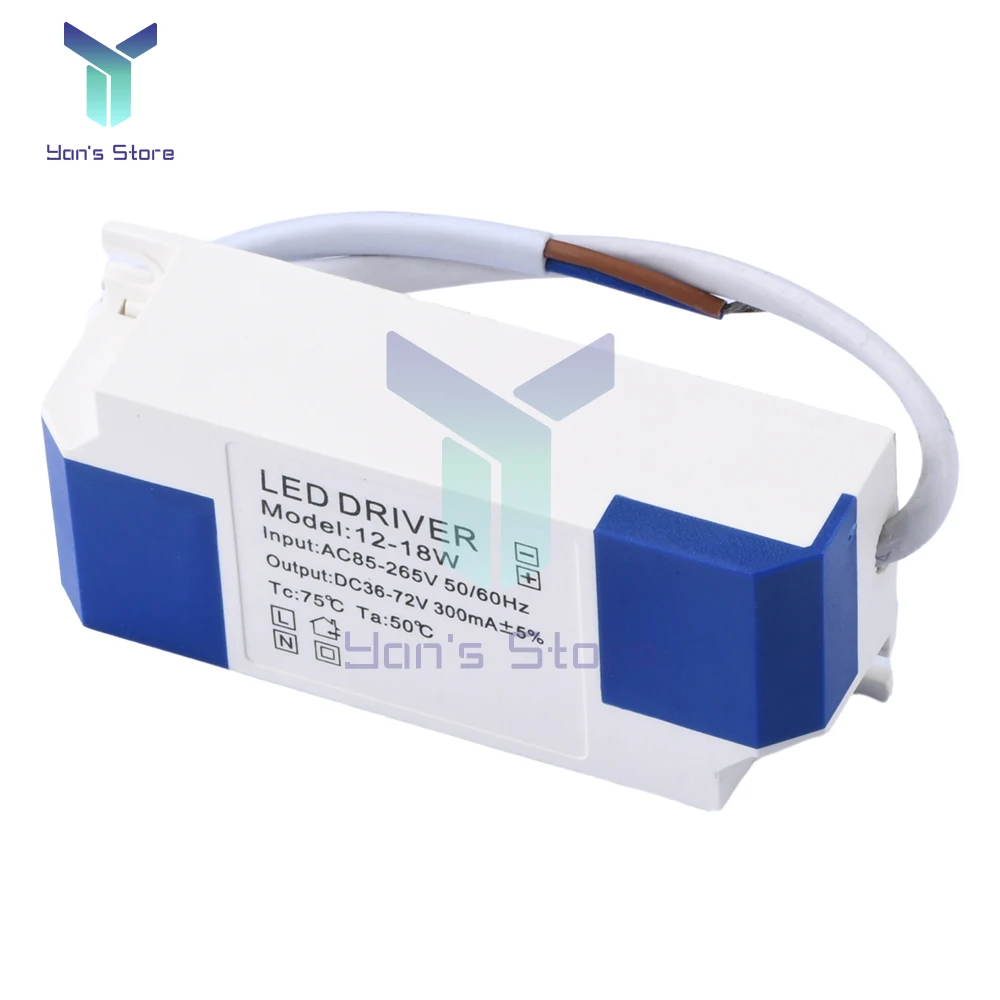 1Pcs Isolation Type LED Driver 3W 7W 12W 18W 24WPower Supply Unit ...