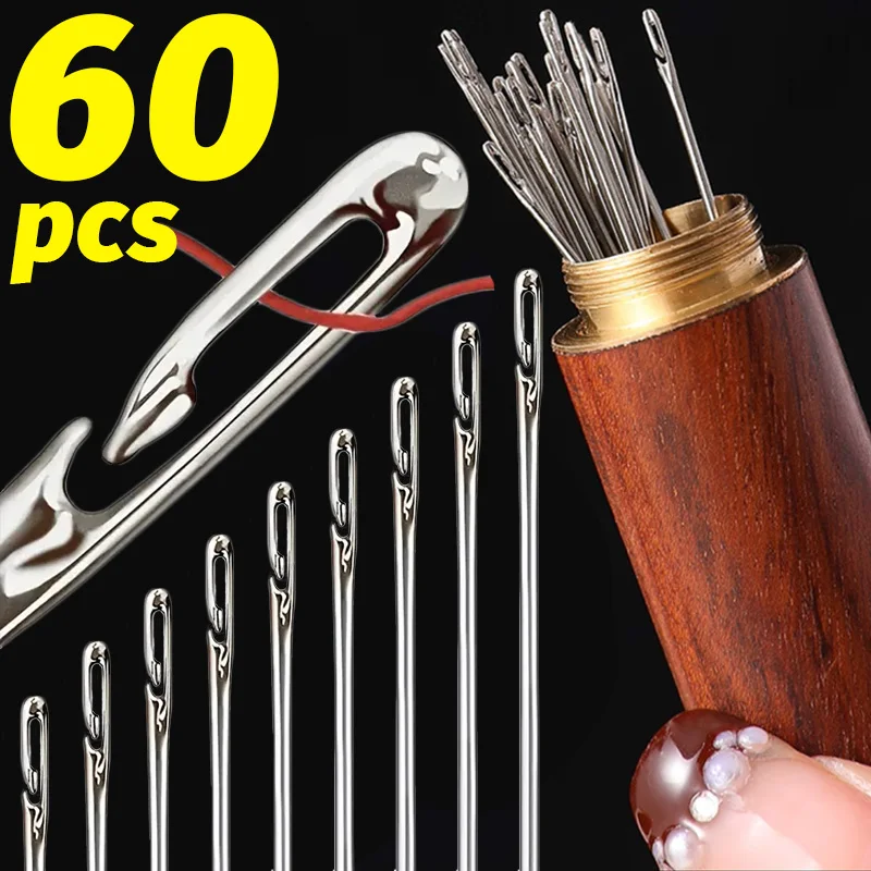 Side-Hole-Blind-Sewing-Needles-Stainless-Steel-Elderly-Self-Threading ...
