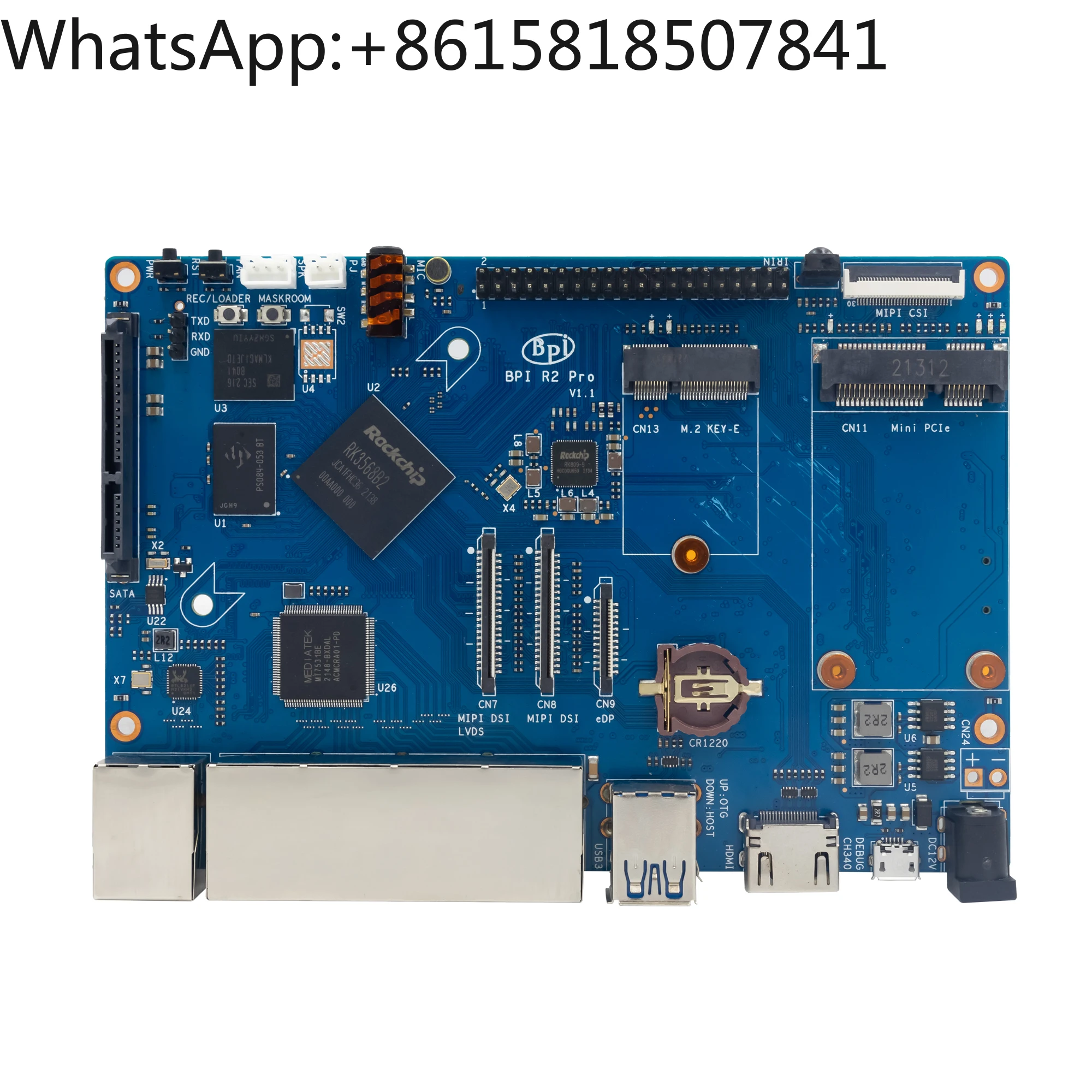 Banana-PI-BPI-R2-Pro-Rockchip-RK3568-Quad-core-2G-LPDDR4-16G-eMMC ...
