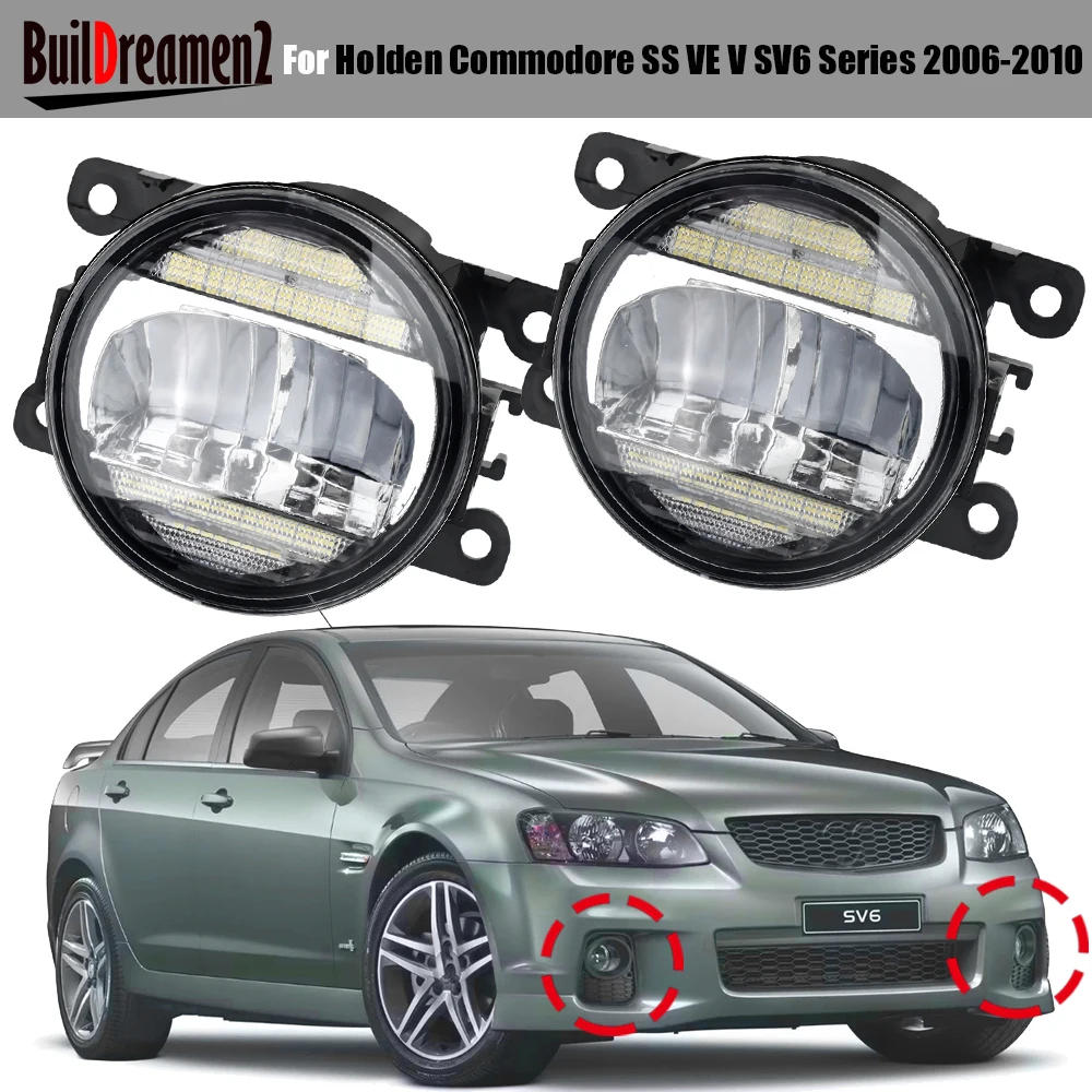 2 X 30W Car Front LED Fog Light Daytime Running Lamp DRL For Holden ...