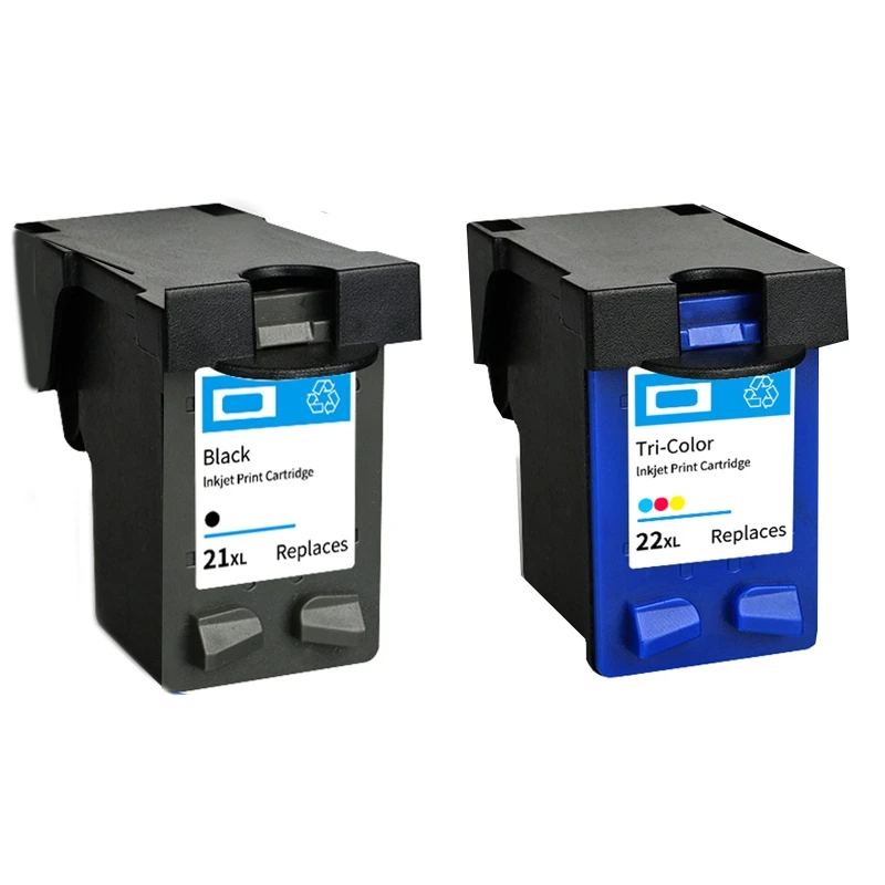 21 22 XL Compatible Ink Cartridge Replacement for HP 21 22 21XL 22XL ...