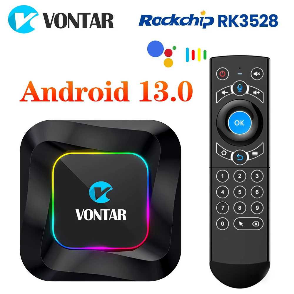 Vontar R3 Tv Box Android 13 Rockchip Rk3528 Quad Core Cortex A53 Support 8k Video Bt Wifi6 ...