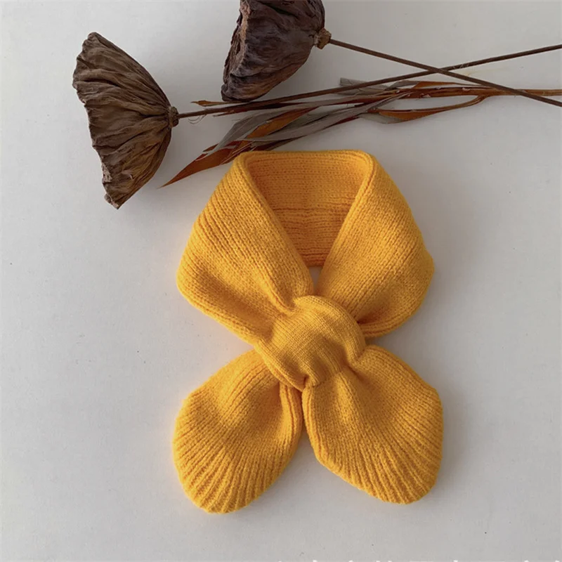 New-Kids-Scarf-Winter-Warm-Soft-Children-Knitted-Baby-Bib-Infant ...