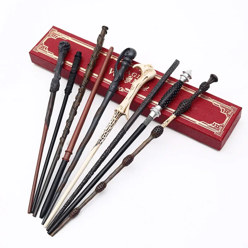 25-tipos-de-varinhas-m-gicas-cosplay-potter-com-caixa-metal-n-cleo-de ...