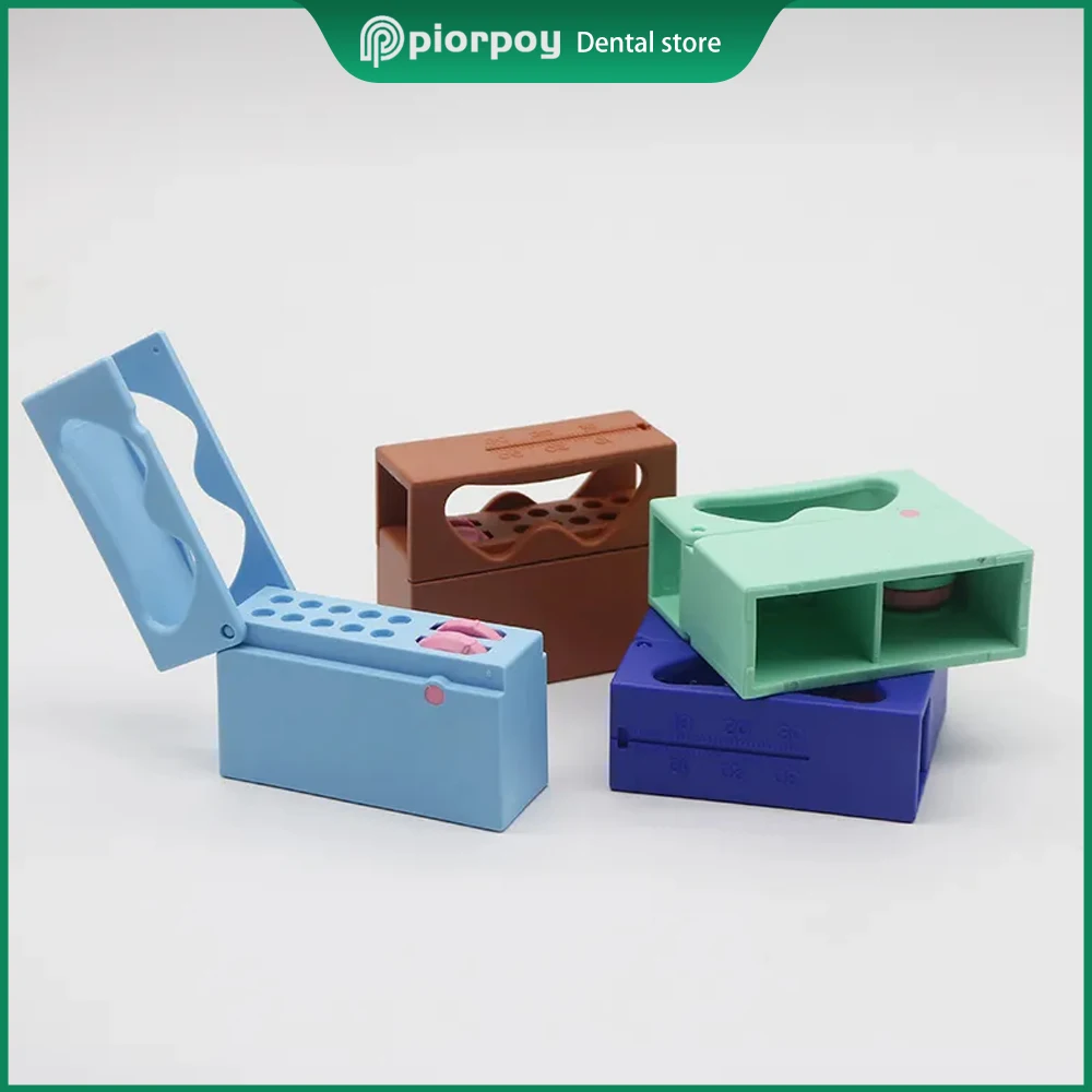 PIORPOY Dental Endo Files Holder 10 Holes With Measuring Counter ...