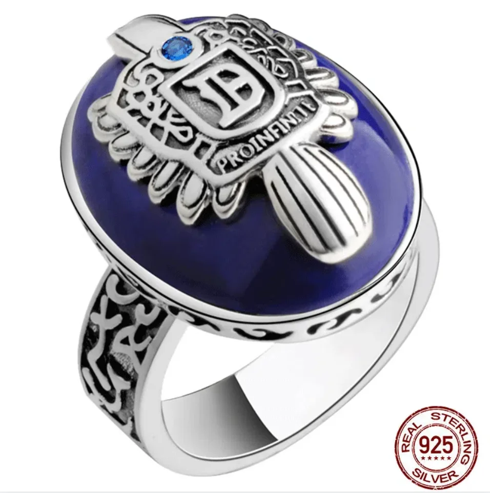 Real 925 Sterling Silver Damon Salvatore Ring The Vampire Diaries Rings ...