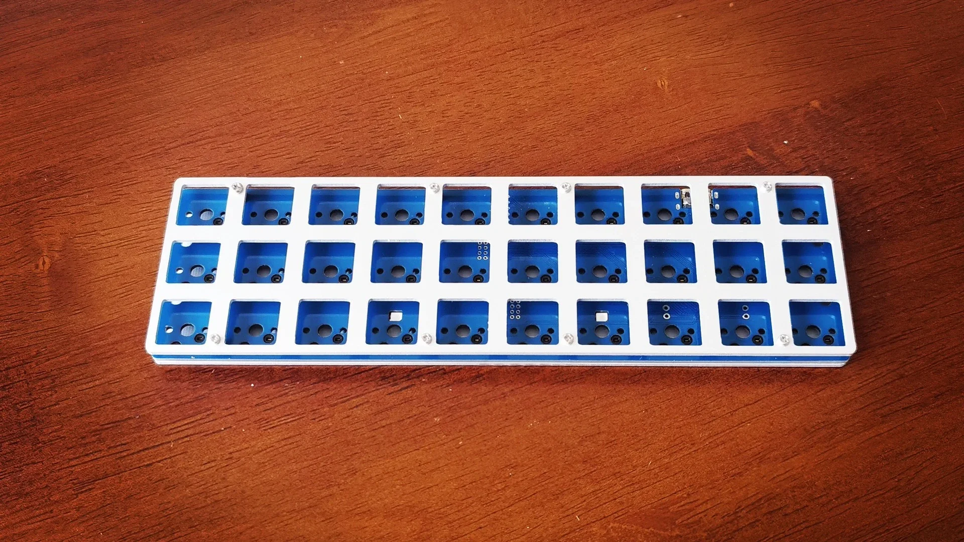 P30 Mini Inline Keyboard Custom Simple PCB Sandwich RGB Wired 30key ...