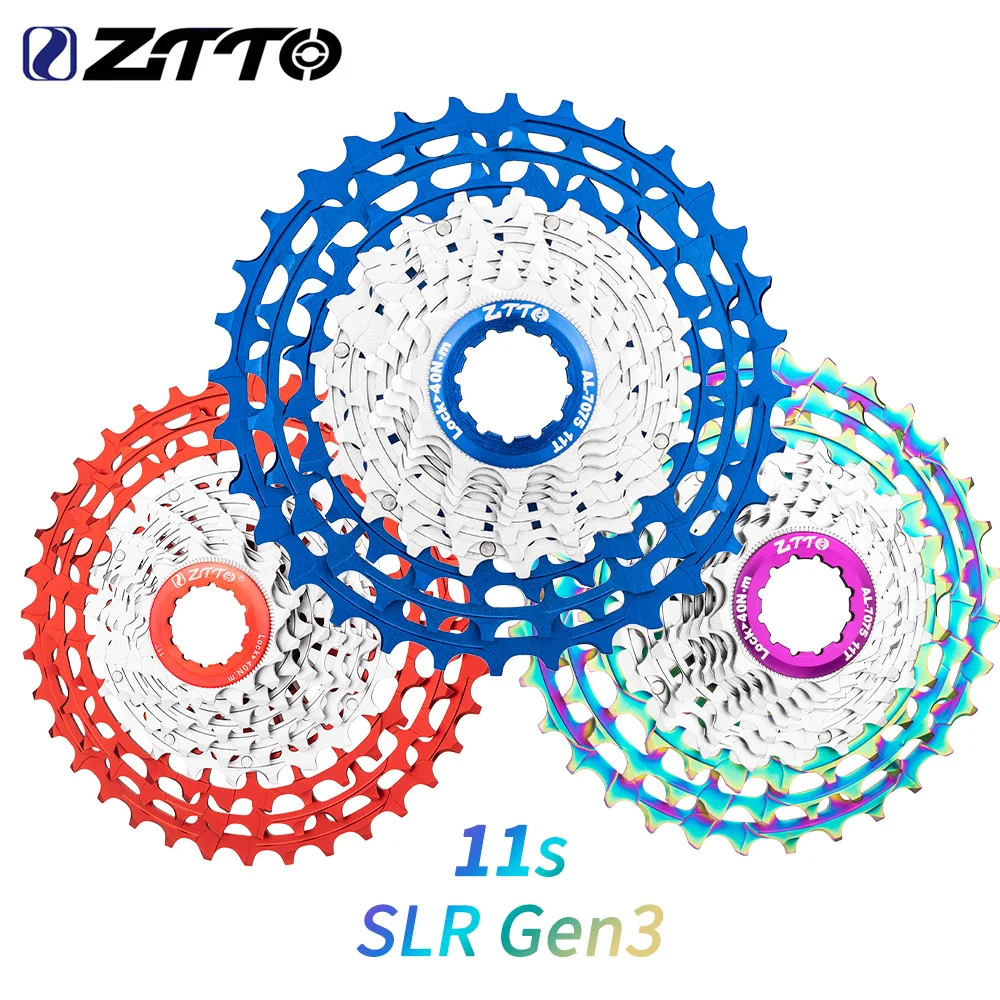 ZTTO-SLR-Gen3-11speed-Road-Bike-Cassette-11-Speed-11-32-Purple-Red-Blue ...