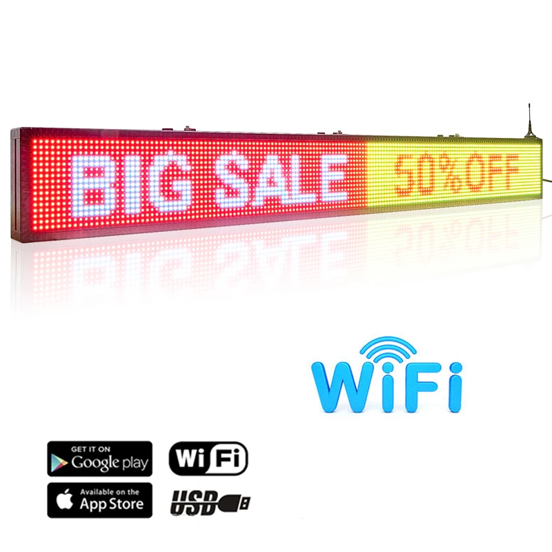 1-25m-Wireless-Control-Led-Display-Indoor-RGB-Programmable-Scrolling ...