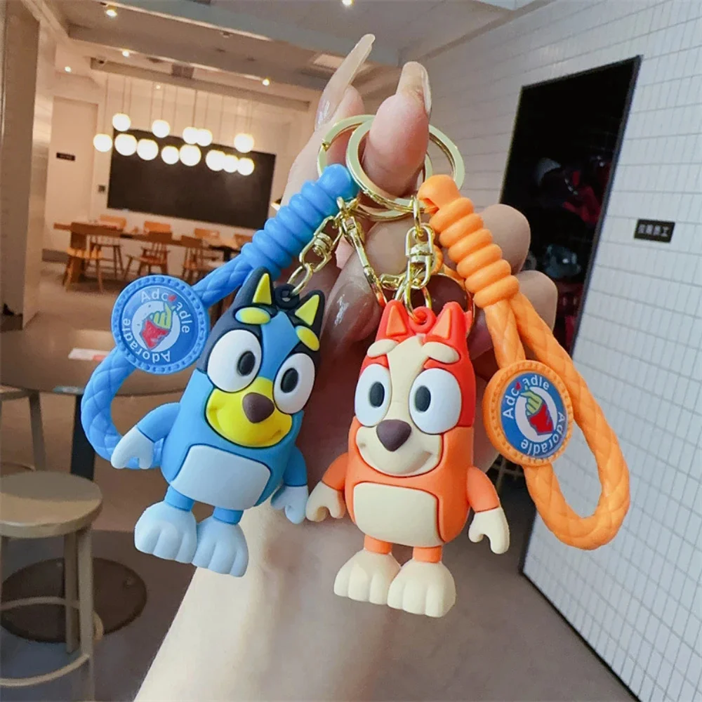 The-New-Bluey-Family-Drip-Glue-Doll-Key-Chain-Car-Bag-Key-Pendant ...