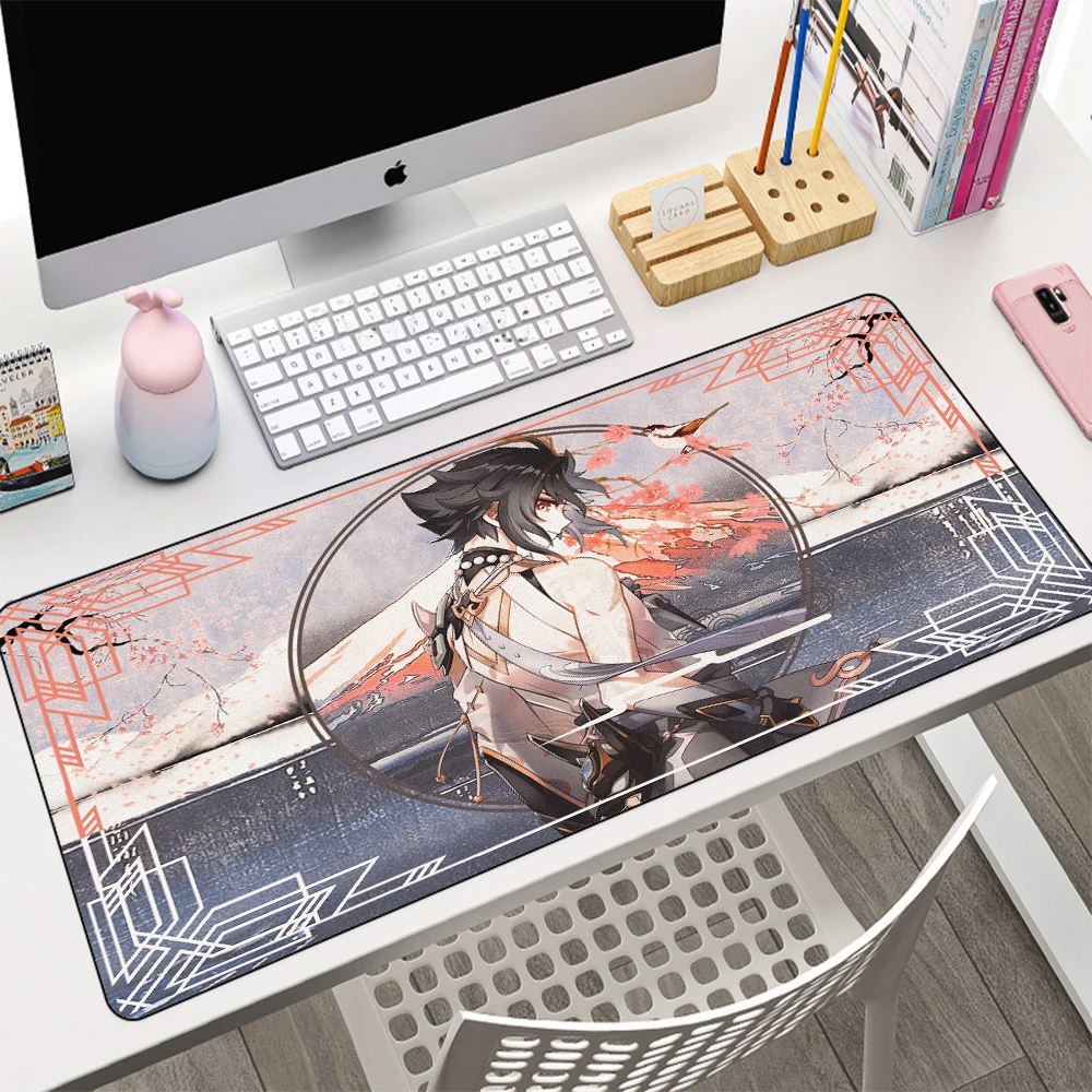 Genshin Impact Mouse pad xiao Anime Mousepad Gaming Large Mouse mat ...