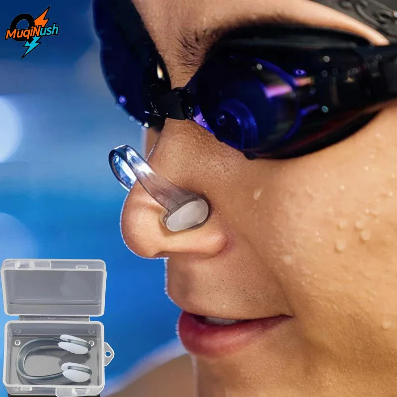 MuqiNush 6Pcs Swimming Nose Clip Plugs Professional Choking and ...
