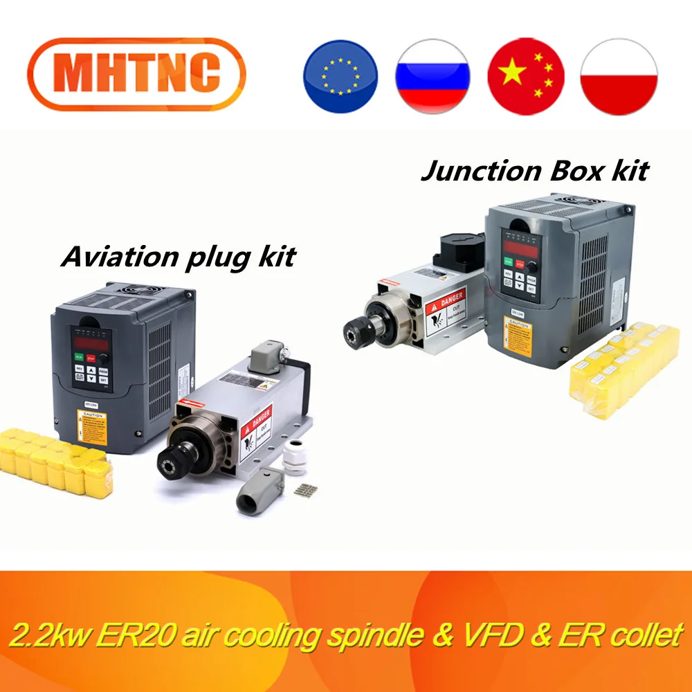 CNC-Machine-Tool-Spindle-CE-2200w-2-2kw-24000RPM-ER20-air-cooling ...