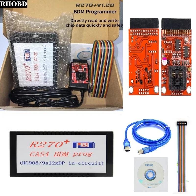 New R270+ V1.20 CAS4 BDM Prog OBD Professional Auto Programming Tool ...