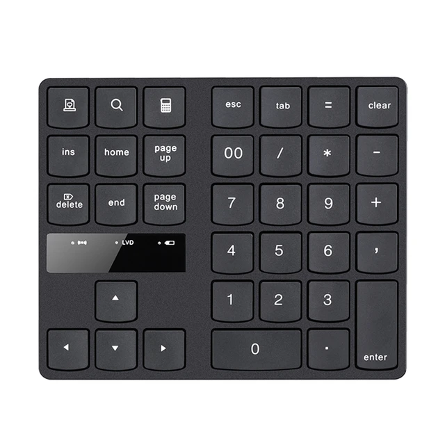 Wireless Keyboard With Number Pad