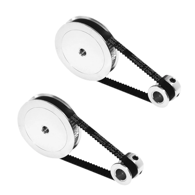 GT2 Synchronous Wheel 20&60 Teeth 5mm Bore Aluminum Timing Pulley 2 ...