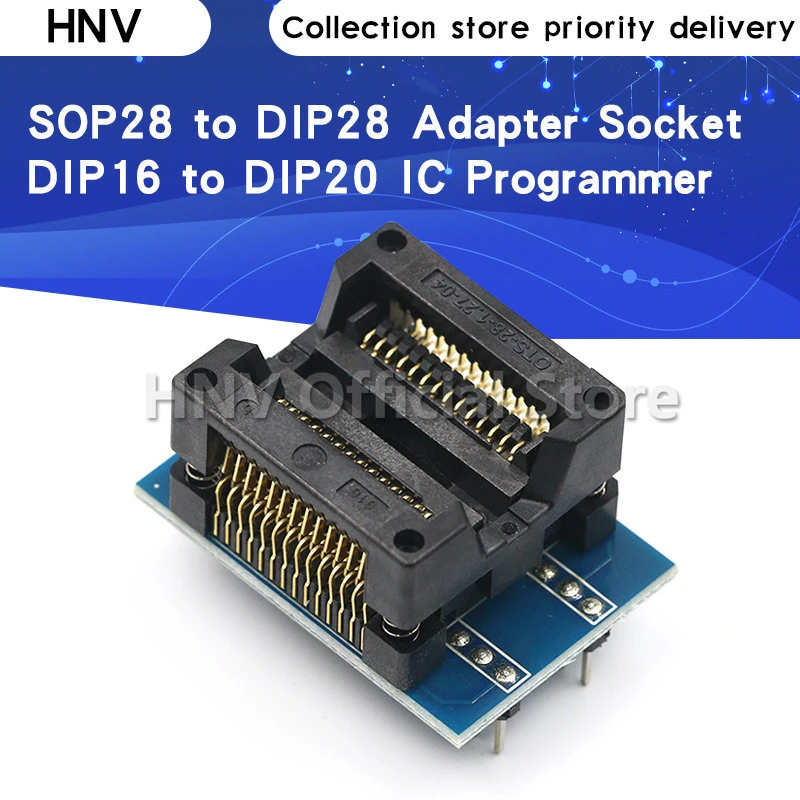 SOP28 ~ DIP28 어댑터 소켓 넓은 300mil IC SOIC28 ~ DIP28 SOP16 ~ DIP16 SOP20 ...