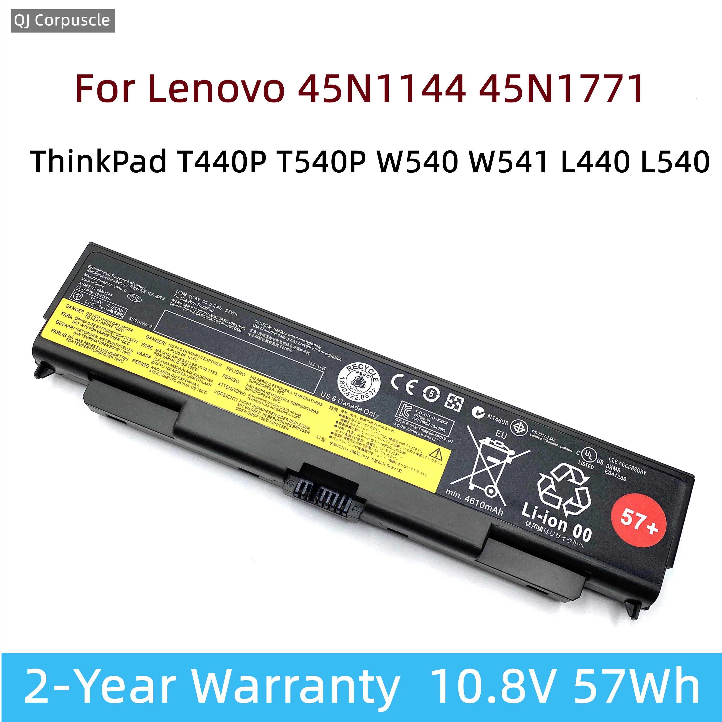 Original-45N1144-Laptop-Battery-For-Lenovo-ThinkPad-T440P-T540P-W540 ...