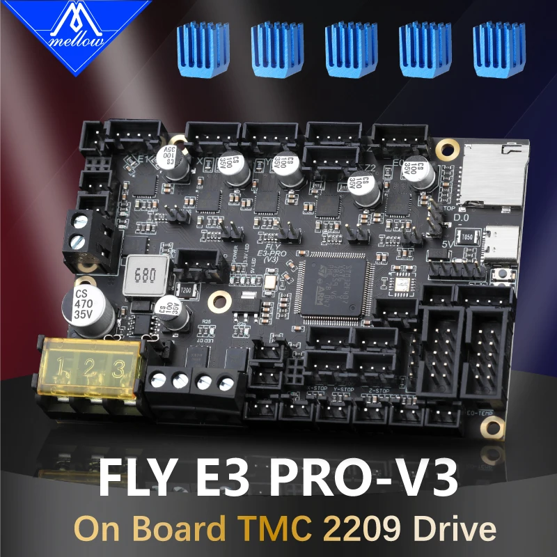 Mellow-Gloomy-FLY-RRF-E3-PRO-V3-0-Wifi-1-6M-S-32Bit-Control-Board ...